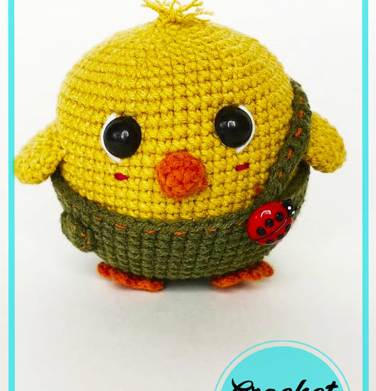 Little yellow chicken amigurumi crochet free pattern - Amigurumiday
