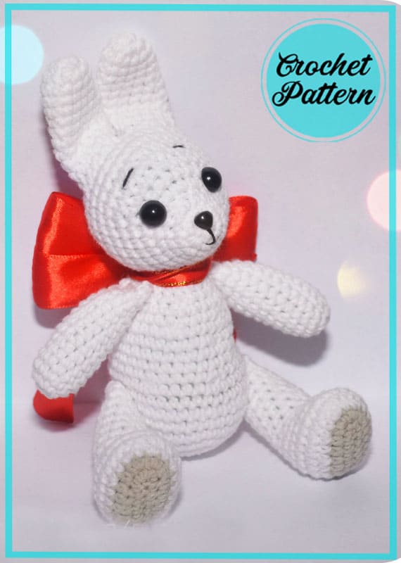 Little White Bunny Amigurumi Free PDF Crochet Pattern - Amigurumiday