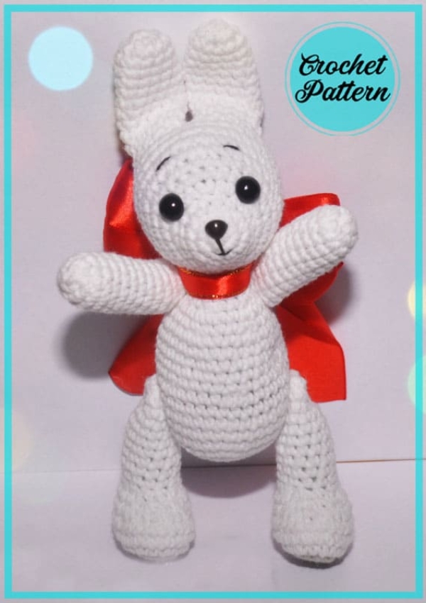 Little White Bunny Amigurumi Free PDF Crochet Pattern - Amigurumiday