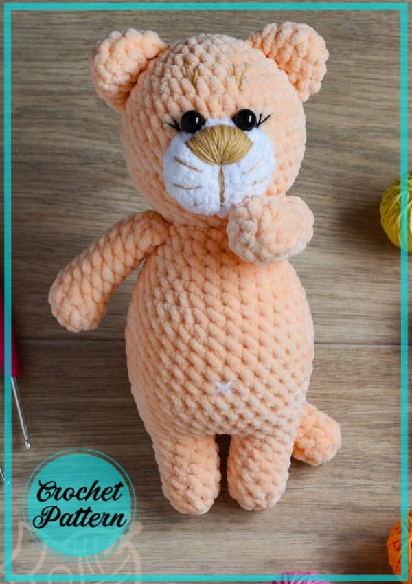 Orange Amigurumi Cat Crochet Pattern - Amigurumiday