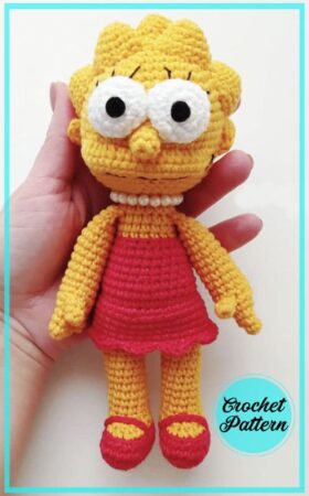 Lisa Simpson Doll PDF Amigurumi Free Pattern