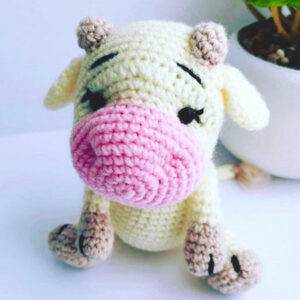 Lovely bull and cow crochet PDF free pattern - Amigurumiday