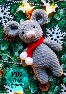 Plush Velvet Mouse Mighty PDF Free Crochet Pattern