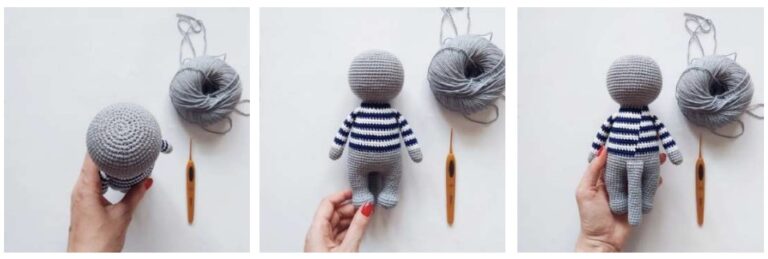 Crochet Jeremy the Cat in Overalls PDF Free Pattern