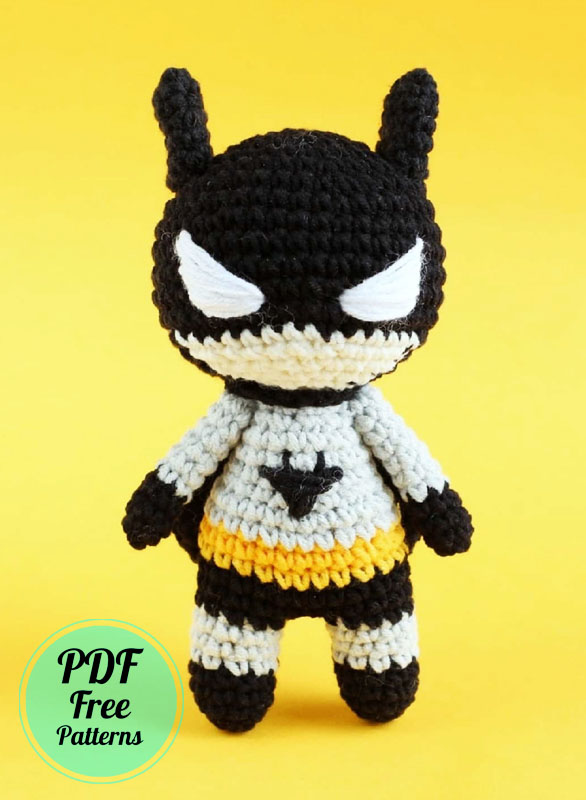 Batman PDF Amigurumi for Beginners PDF Pattern