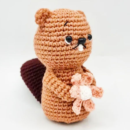 Cute Crochet Beaver PDF Free Pattern