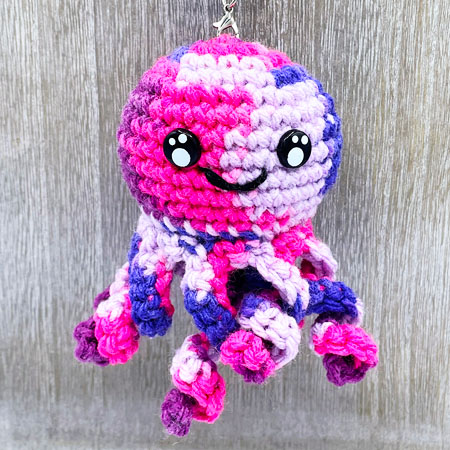 Octopus Keychain Free Amigurumi PDF Pattern