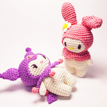 MY Melody Bunny PDF Pattern with Video Tutorial