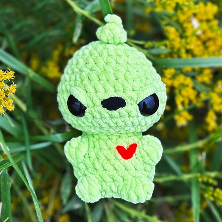 Meanie Greenie Halloween Doll PDF Free Pattern