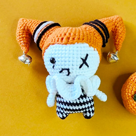The Jester for Halloween Crochet Doll PDF Pattern
