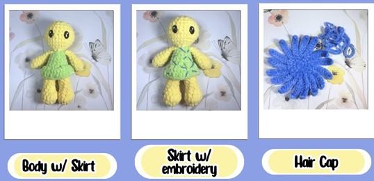Ms. Glee Crochet Doll PDF Free Pattern