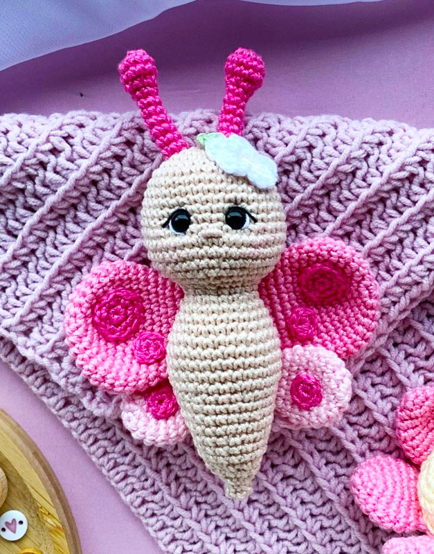 Crochet Butterfly SLIM PDF Free Pattern - Amigurumiday