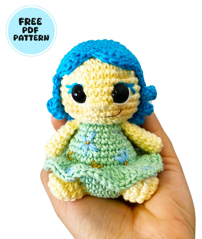 Inside Out Joy Crochet Doll Free PDF Pattern