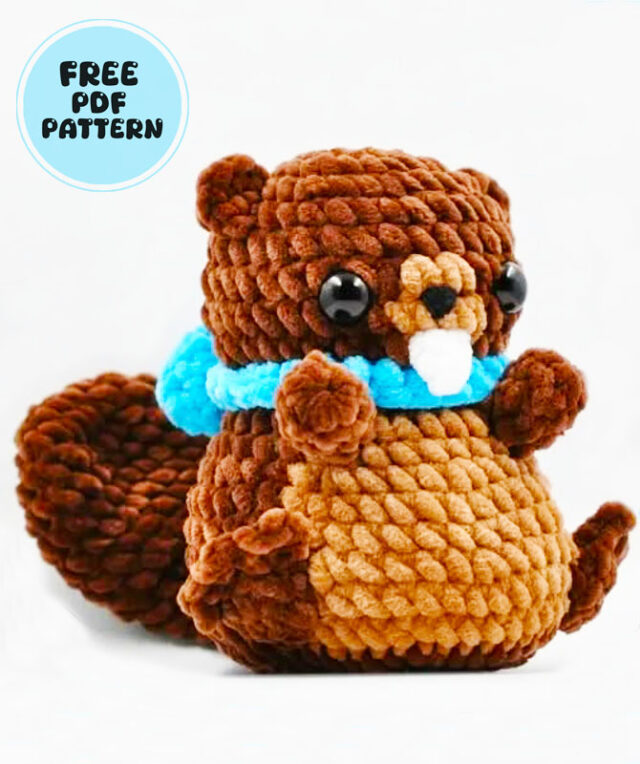 Plush Beaver Joffy Crochet PDF Free Pattern