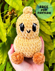 Plush Jellycat Peanut Crochet PDF Pattern